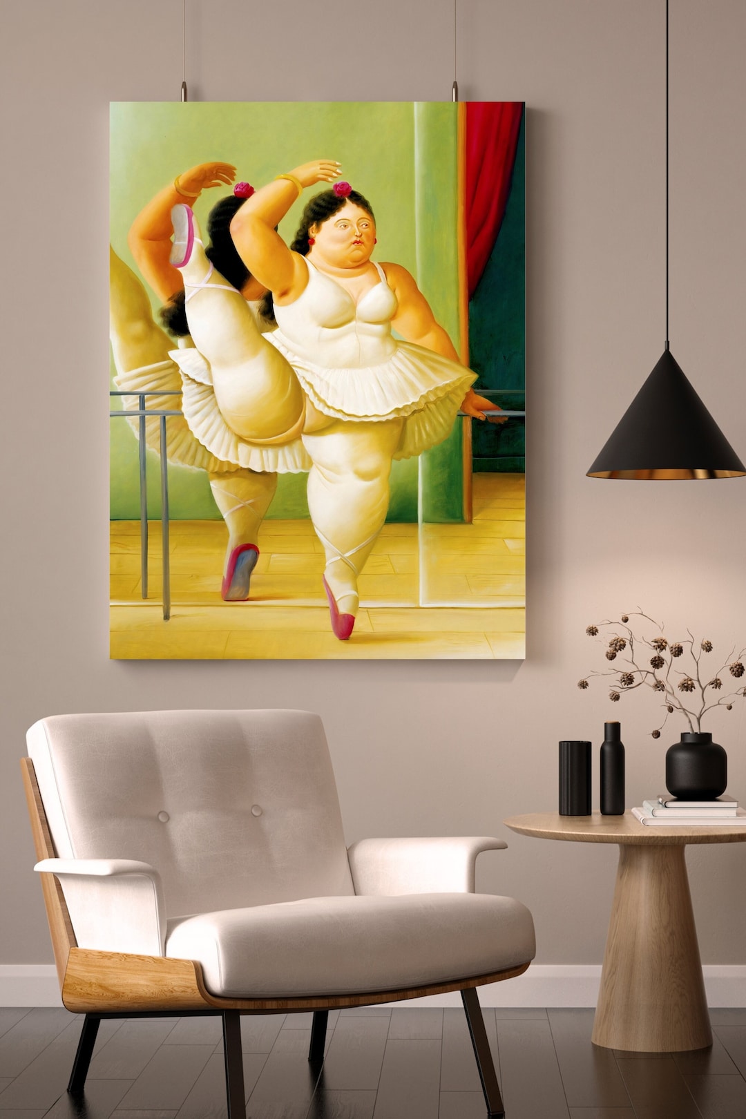 Dancer at the Barre Fernando Botero Digital Download Printable Wall Art ...