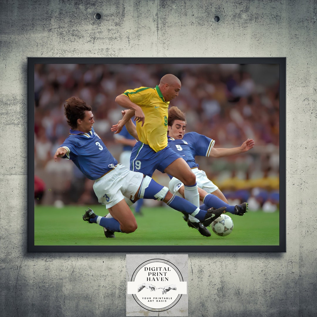 Soccer Wall Art Digital Download Printable Wall Decor Soccer Game Print ...