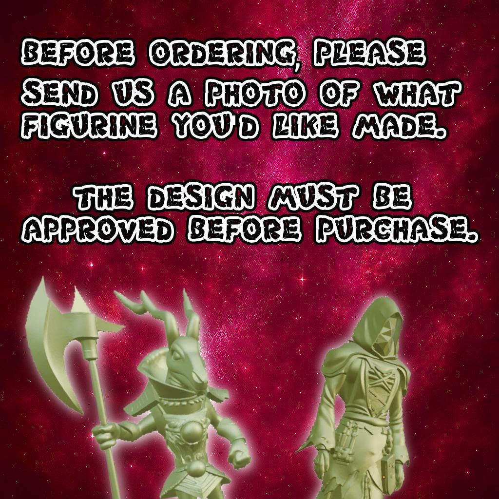 Custom Character Figurines! - Etsy