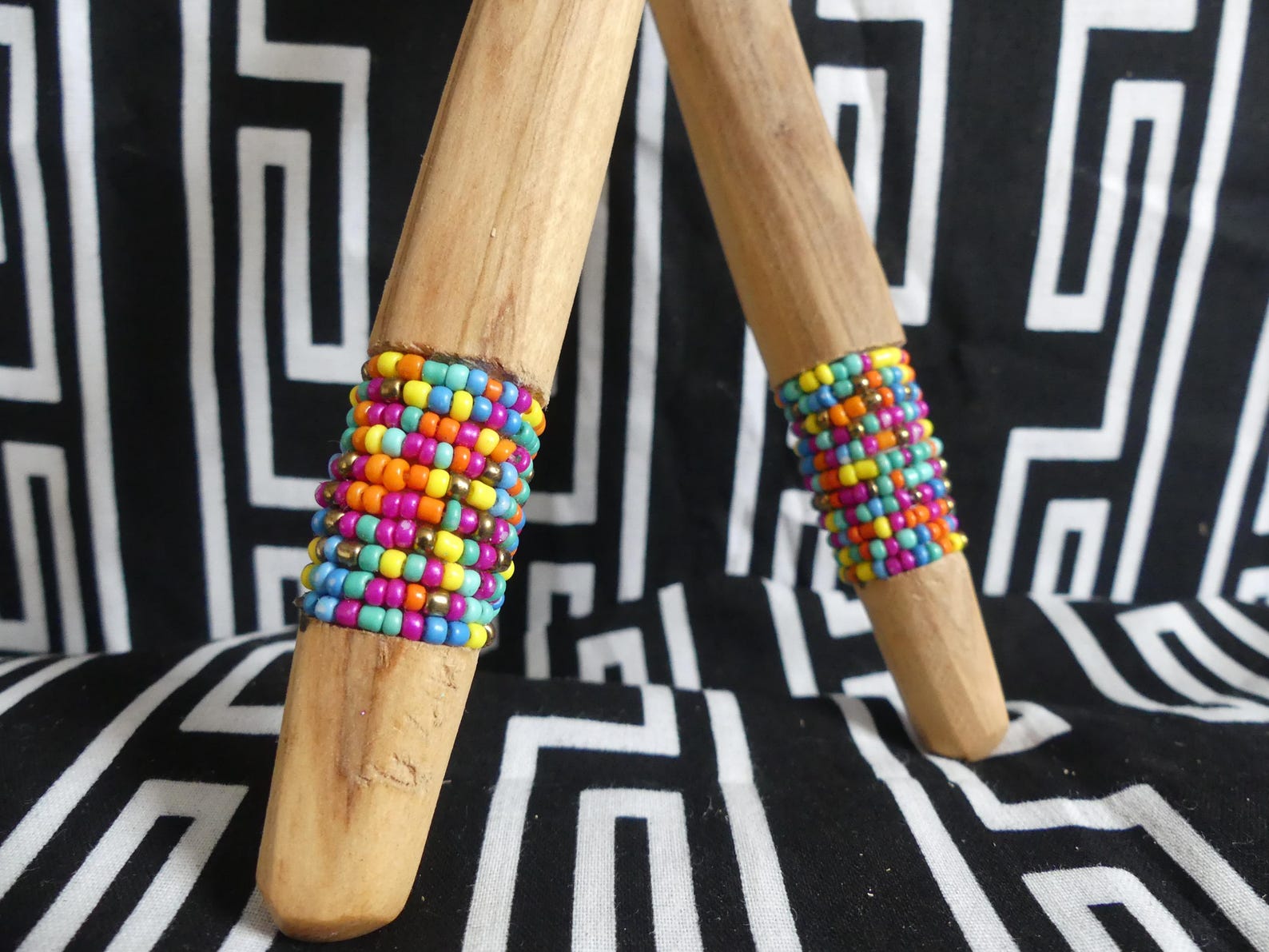 African Handmade Wooden Salad Spoons/servers/salad Servers/serving ...