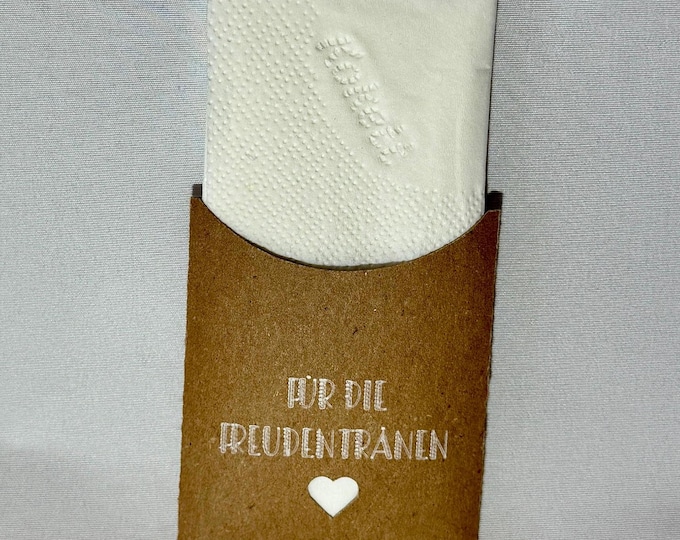 Tears of Joy: Handmade Tissue Wrappers for Weddings/birthdays/christmas ...
