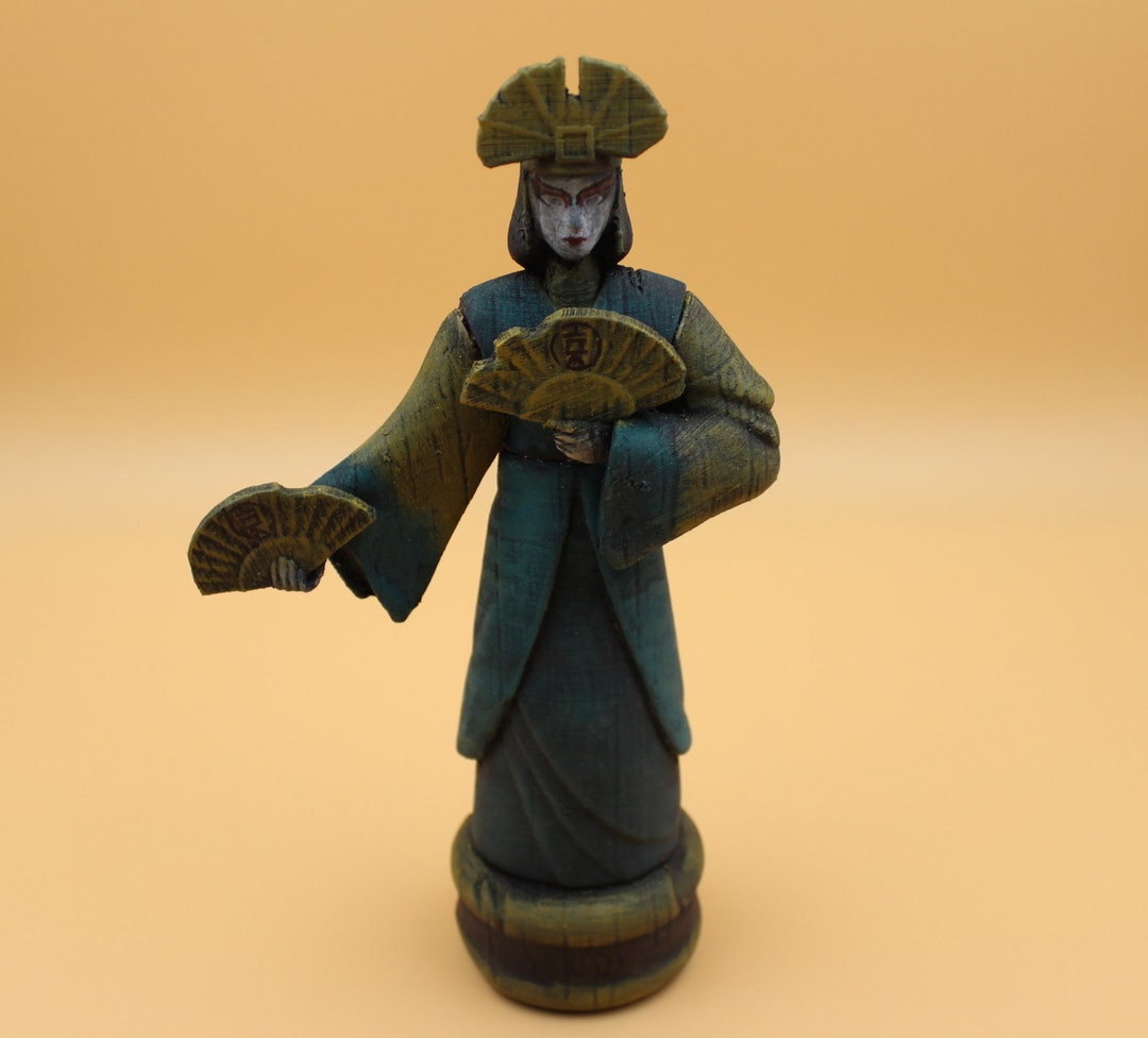 Avatar The Last Airbender Avatar Kyoshi Statue 3d Printed Etsy