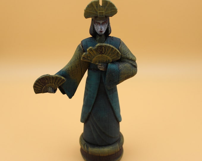 Avatar: the Last Airbender - Avatar Kyoshi Statue (3D Printed With Wood ...