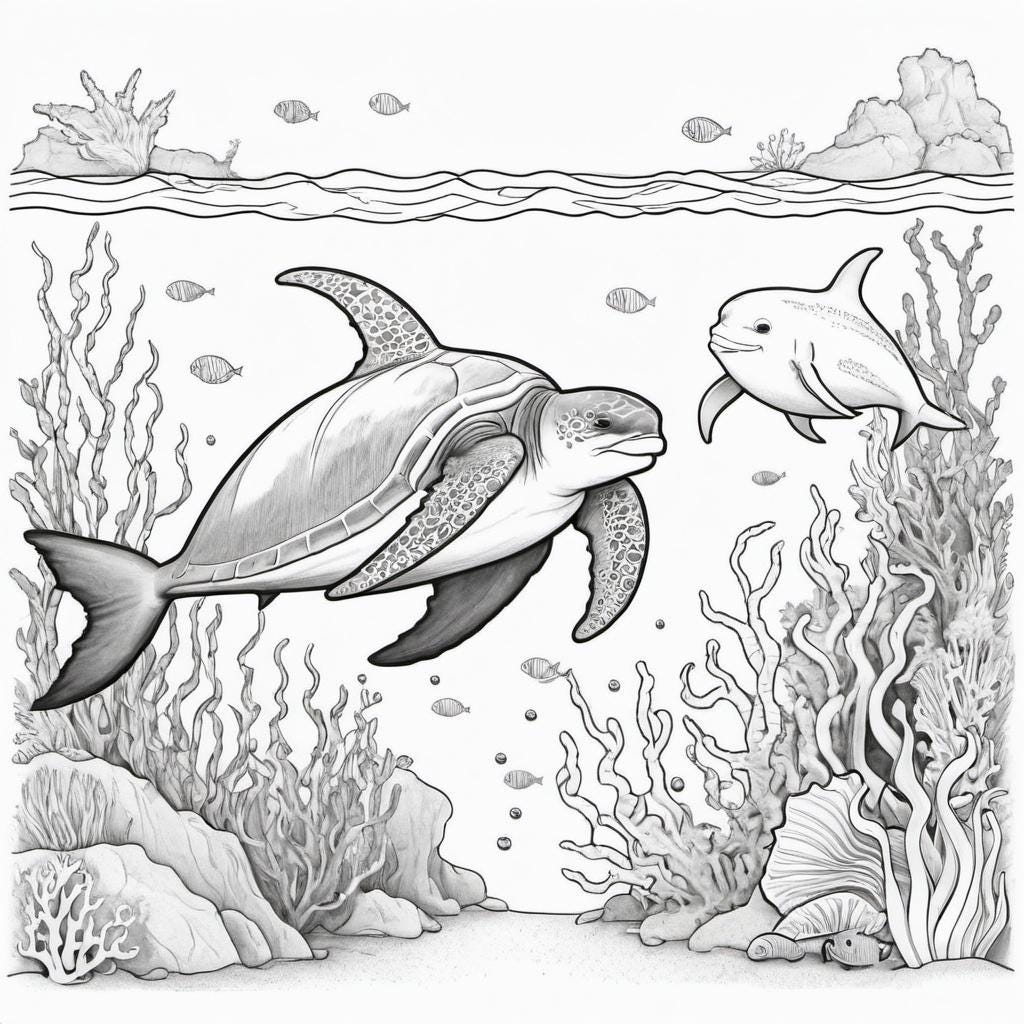 Animal Coloring Pages - Etsy