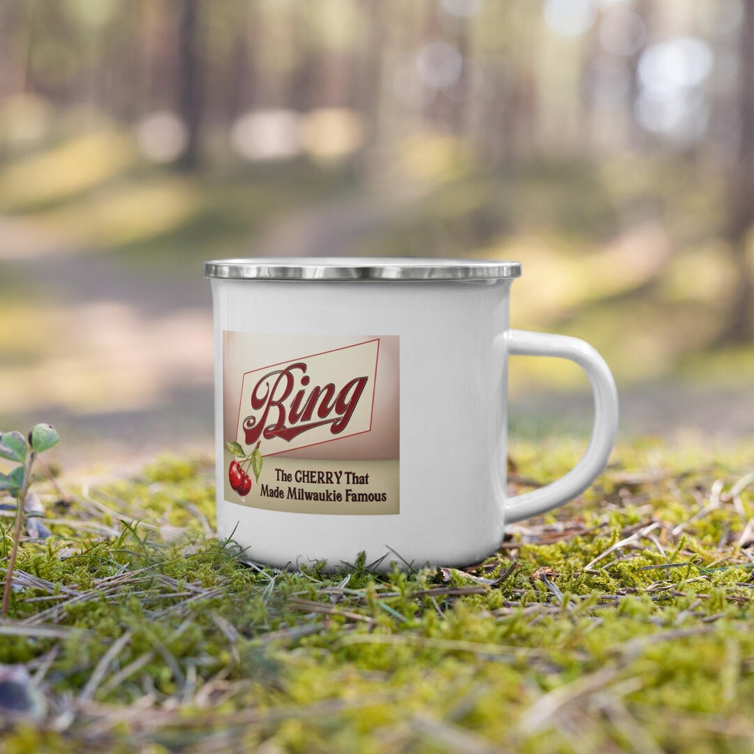 Bing, the Cherry That Made Milwaukie Famous Enamel Mug - Etsy