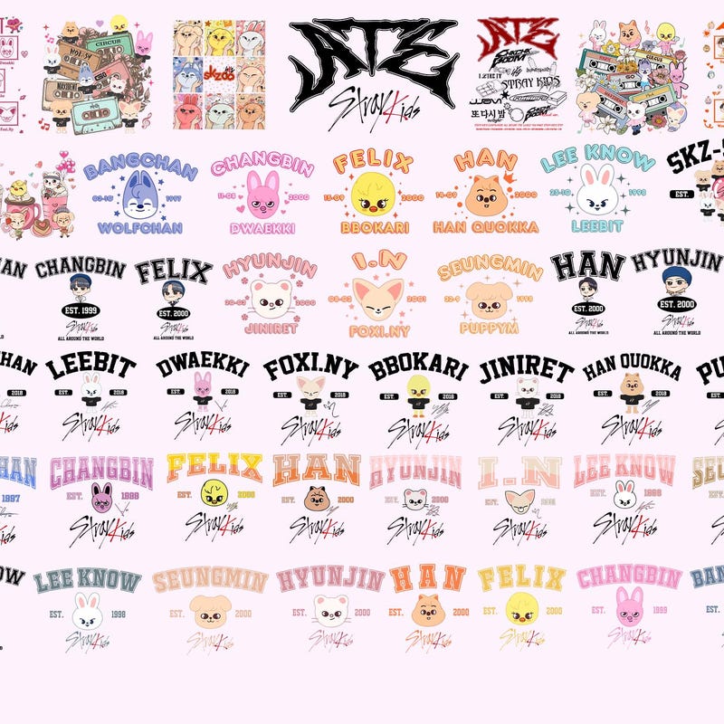 Stray the Kids Zoo - Etsy