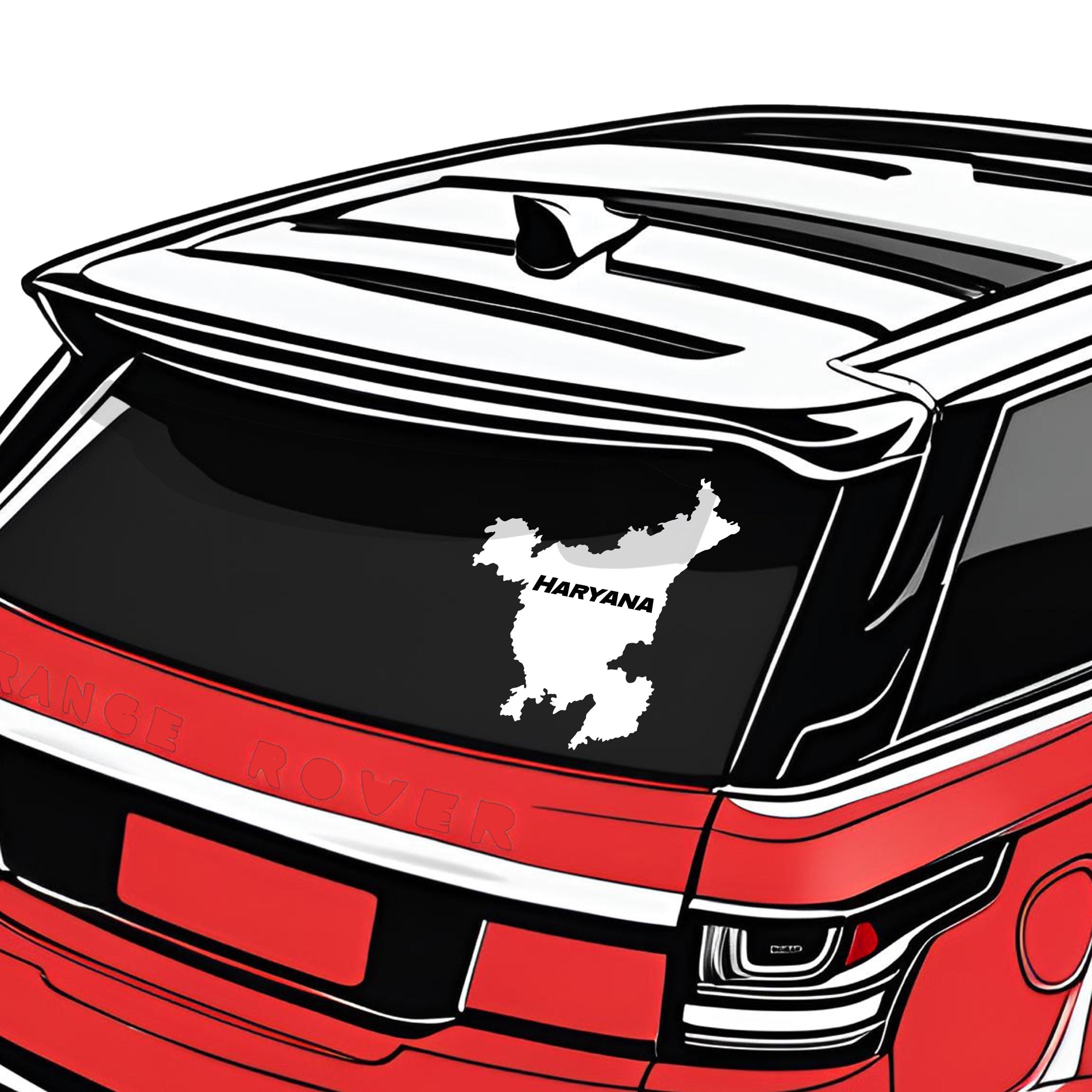 Haryana Map Car Decal - Etsy