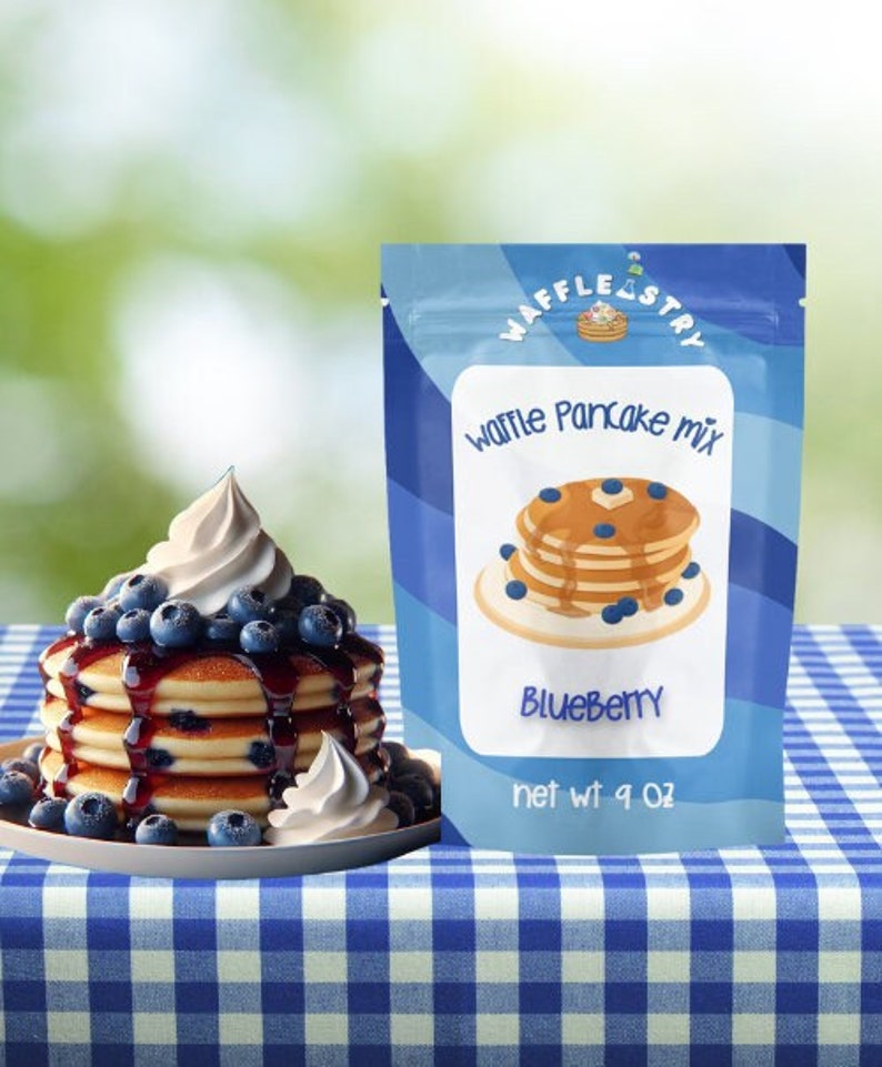 Blueberry Pancake Waffle Mix - Etsy