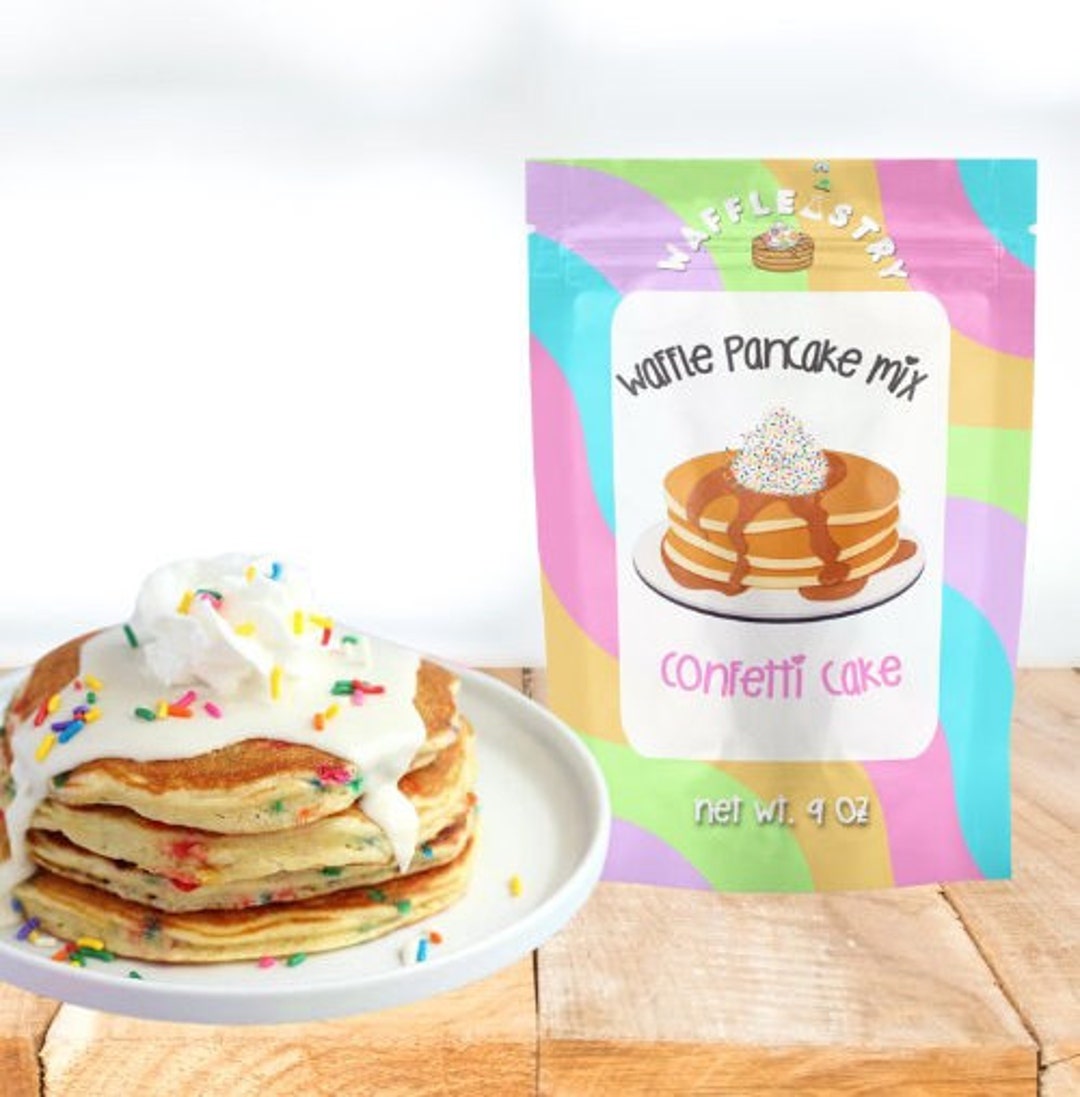 Confetti Cake Pancake Waffle Mix, Birthday Cake Pancakes - Etsy