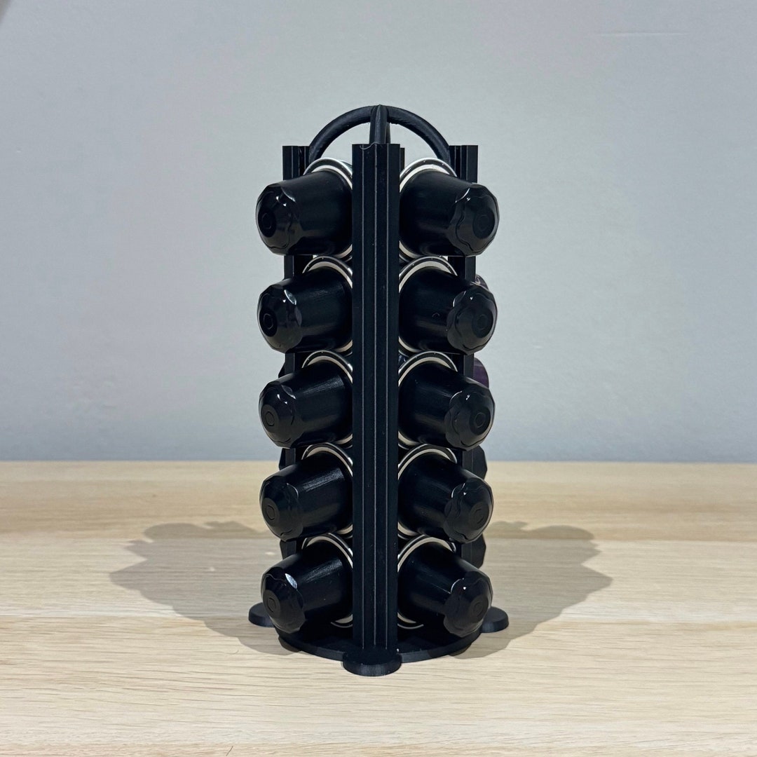 Nespresso Pod Holder 20 Pod Storage Vertical Coffee Capsule Rack Space ...