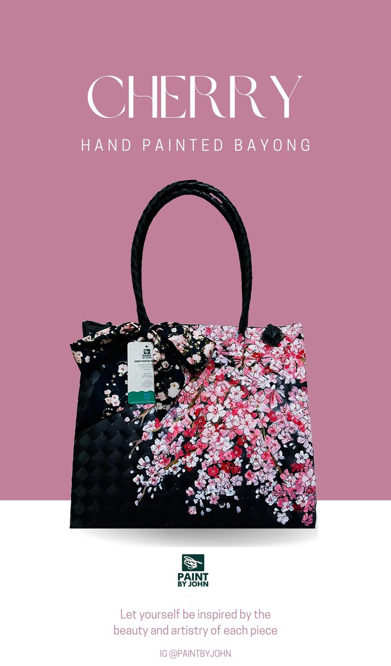 Hand Painted Bayong Bag - Etsy