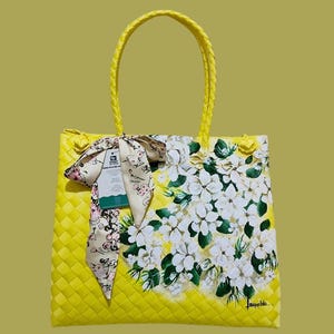 Hand Painted Bayong Bag - Etsy