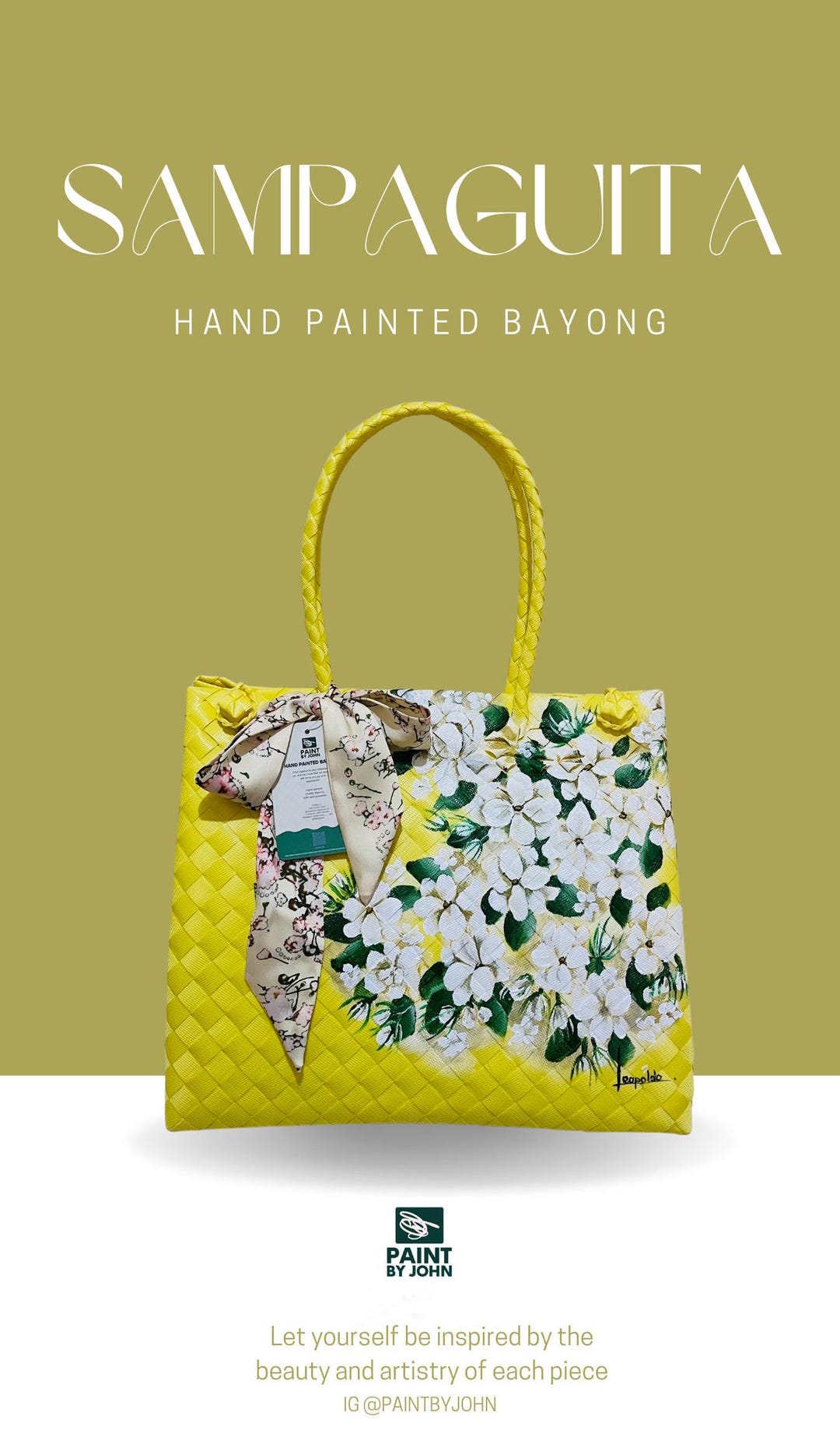 Hand Painted Bayong Bag - Etsy