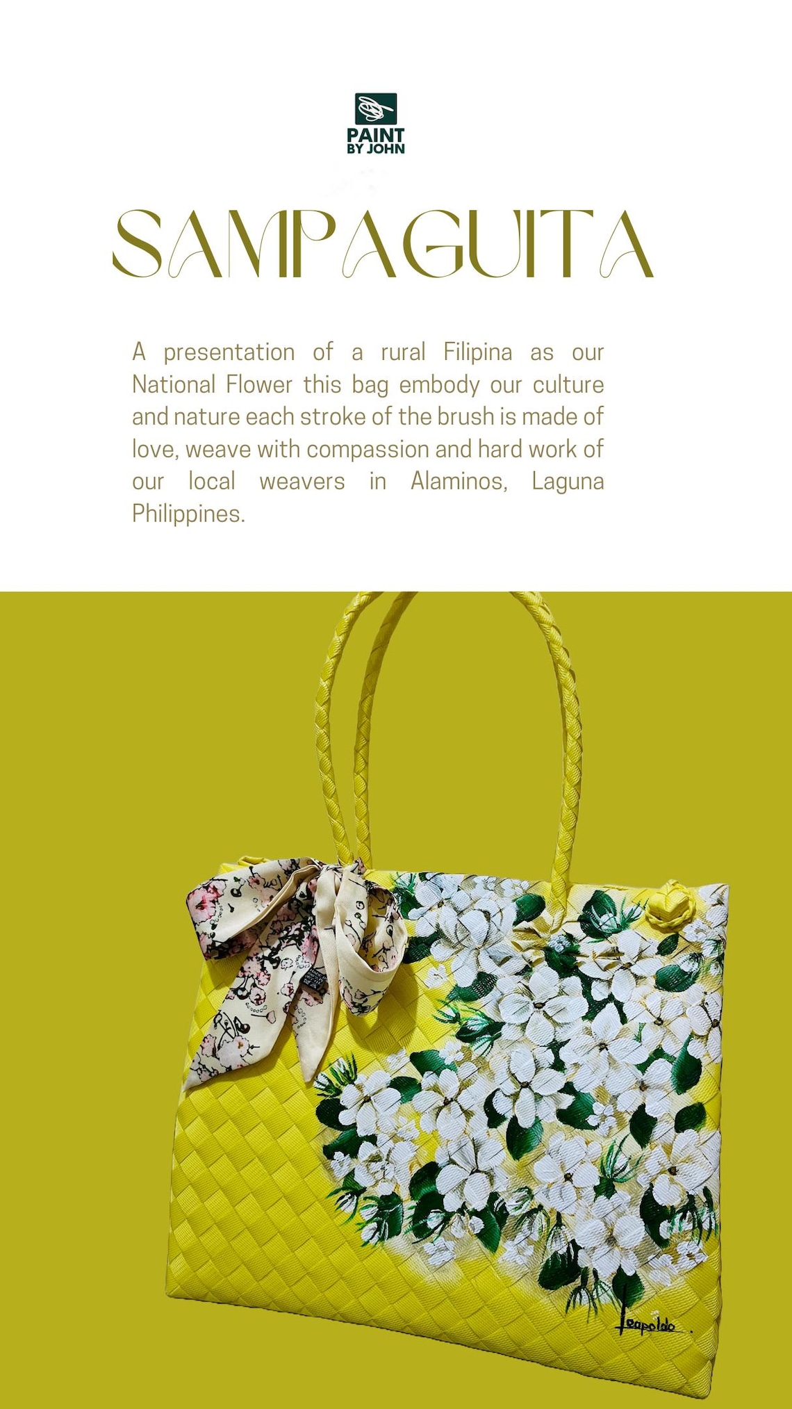 Hand Painted Bayong Bag - Etsy