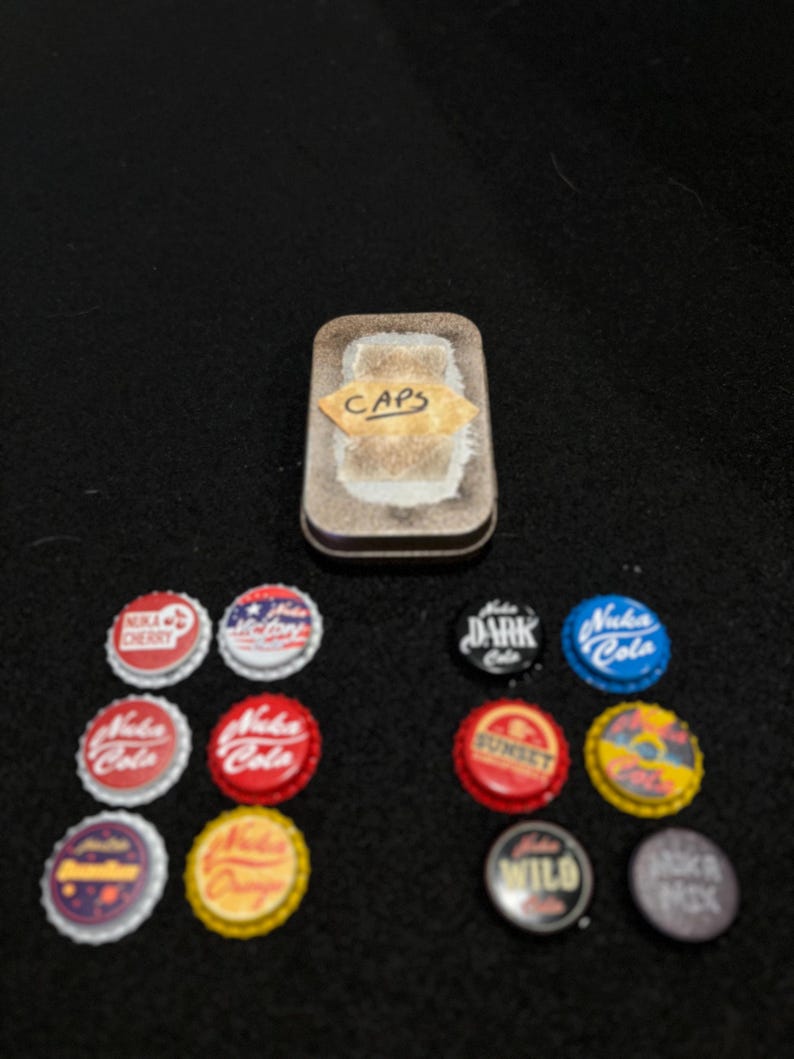 FALLOUT CAP STASH fan Made High Quality - Etsy