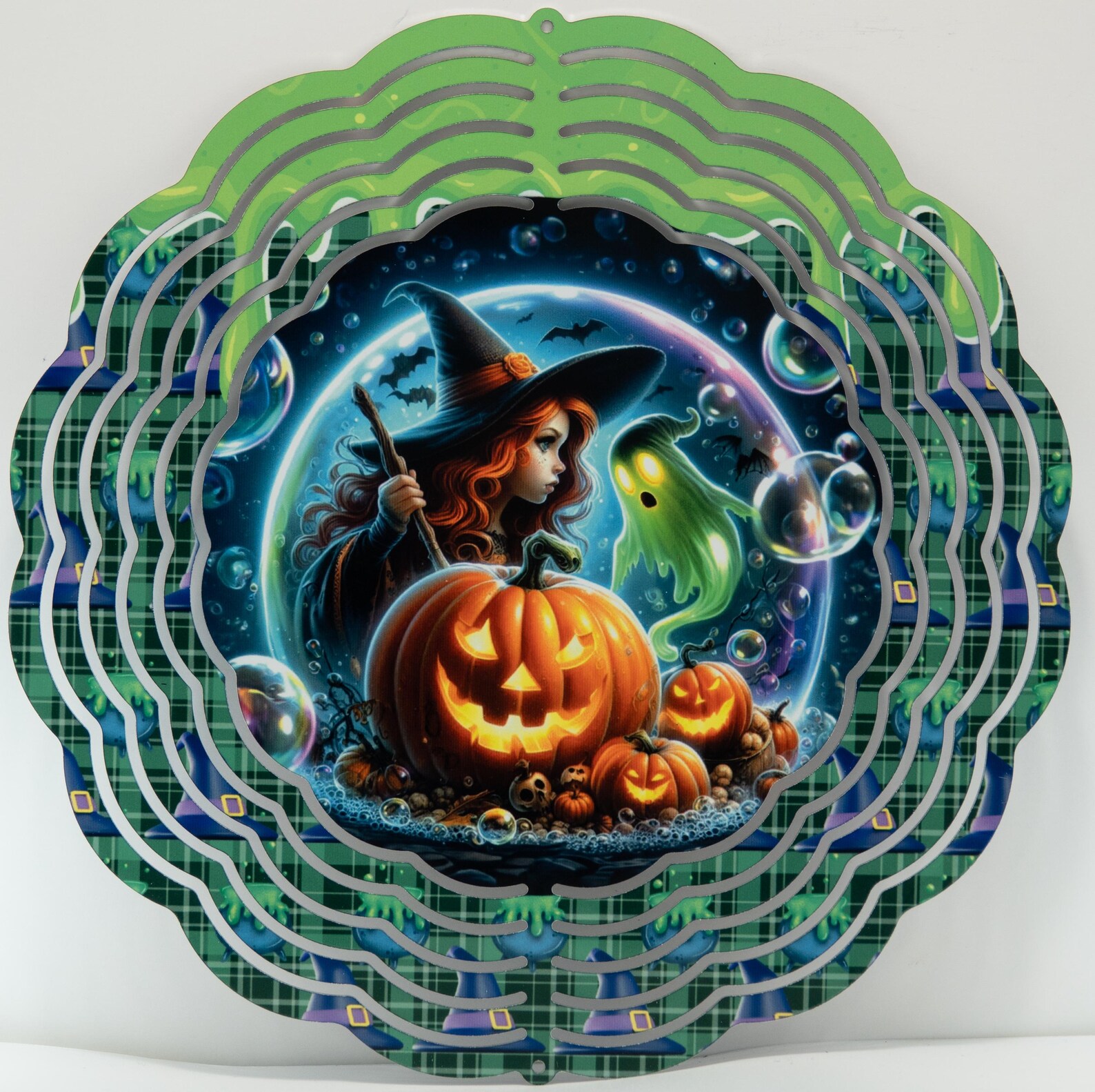 Halloween Slime Witch Wind Spinner PNG - Etsy