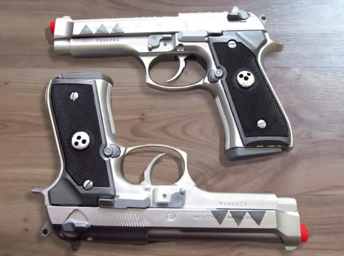 Soul Eater Death the Kid Twin Pistols Cosplay 3D Printed Fan Art - Etsy