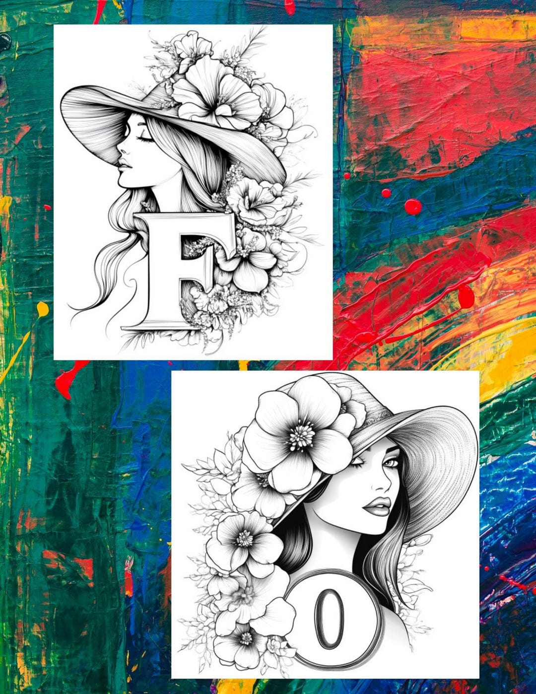 Alphabet Coloring Pages, Grayscale Letters Coloring Pages for Adults ...