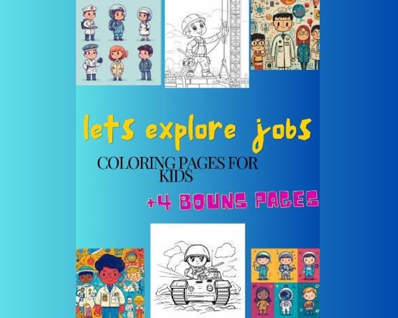 Professions Coloring Pages, Jobs Coloring Pages, Habits Coloring Pages ...