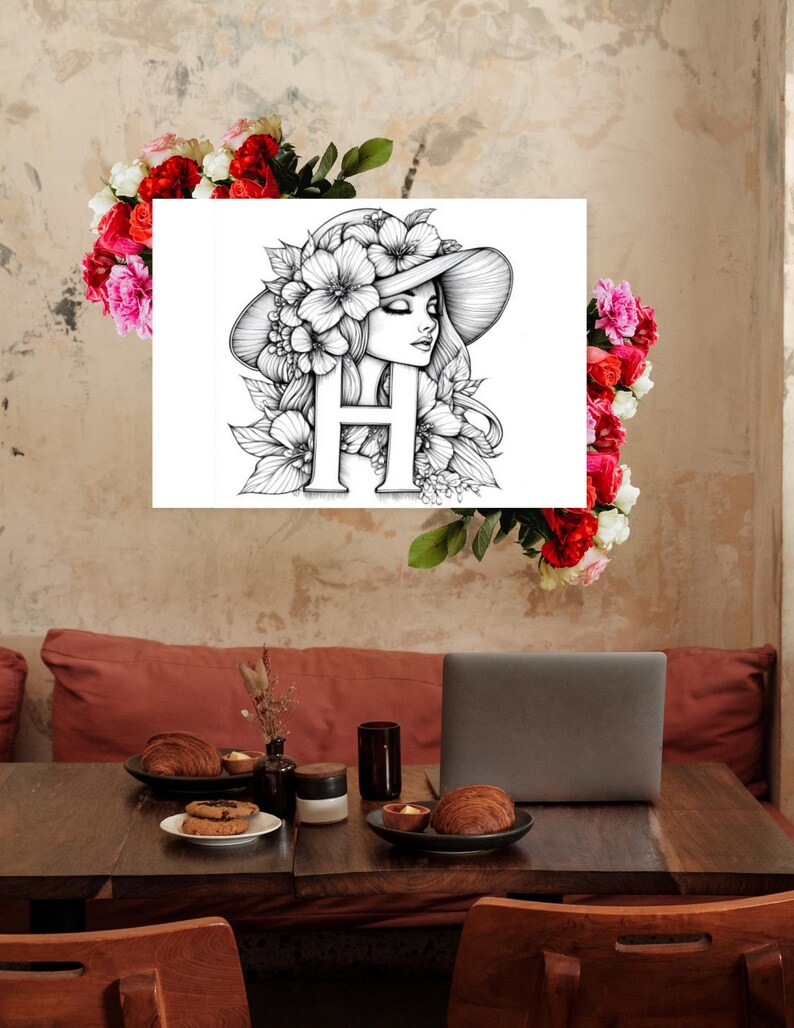 Alphabet Coloring Pages, Grayscale Letters Coloring Pages for Adults ...