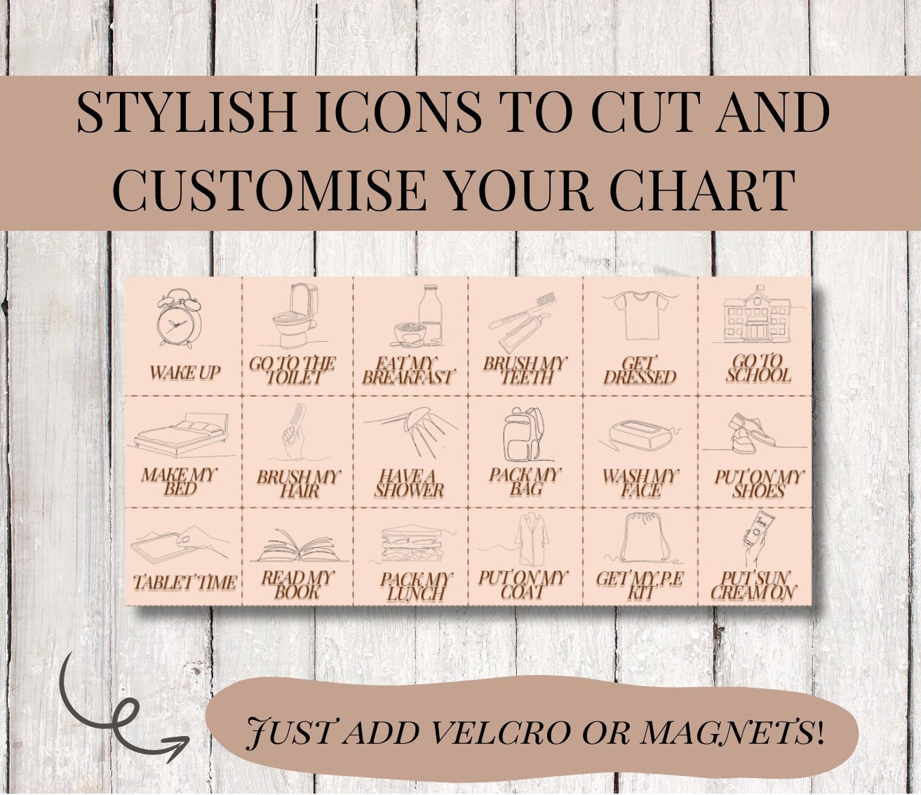 Grown up Morning Chart: Neutral. Resources for Children to ...