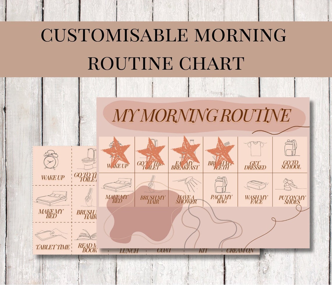 Grown up Morning Chart: Neutral. Resources for Children to ...