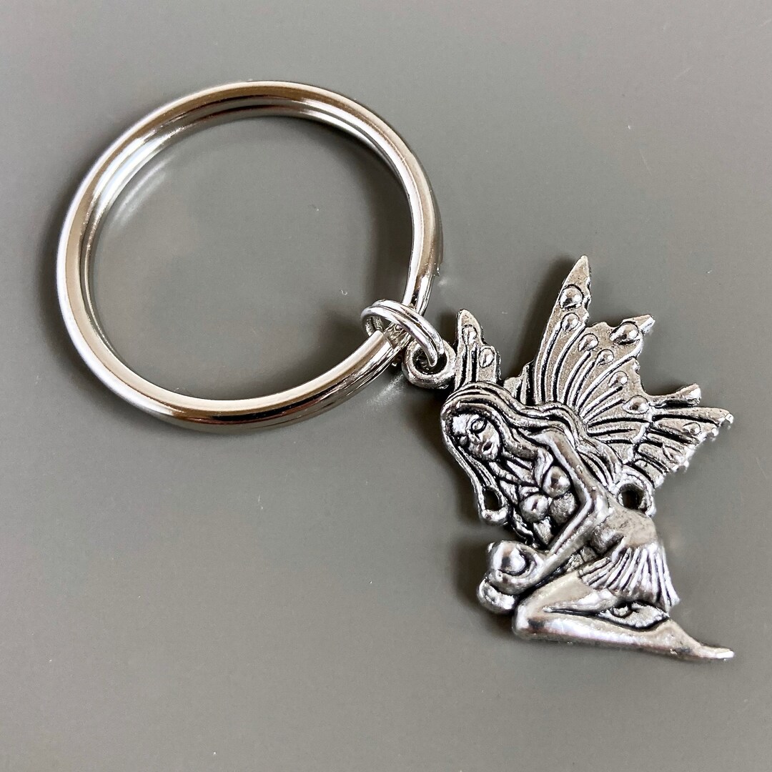 Garden Fairy Keychain - Key Ring, Key Chain, Garden Gift, Gift for ...