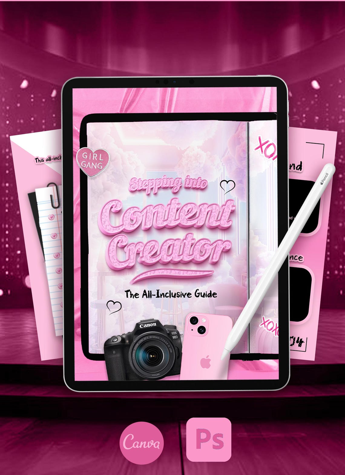 Content Creator Ebook (canva & Photoshop) Template - Etsy