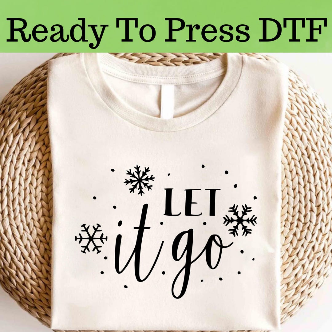 Frozen Let It Go DTF, Disney Frozen Elsa DTF Transfer, Disney Frozen ...