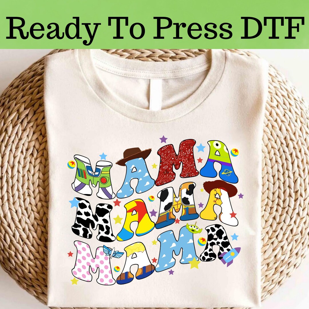 Disney Toy Story Mama DTF, Disney Toy Story Character DTF Transfer ...