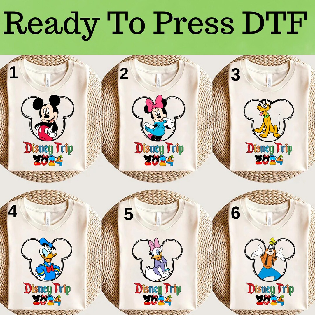 Disney Mickey and Friends DTF, Disney Mickey Characters DTF, Mickey ...