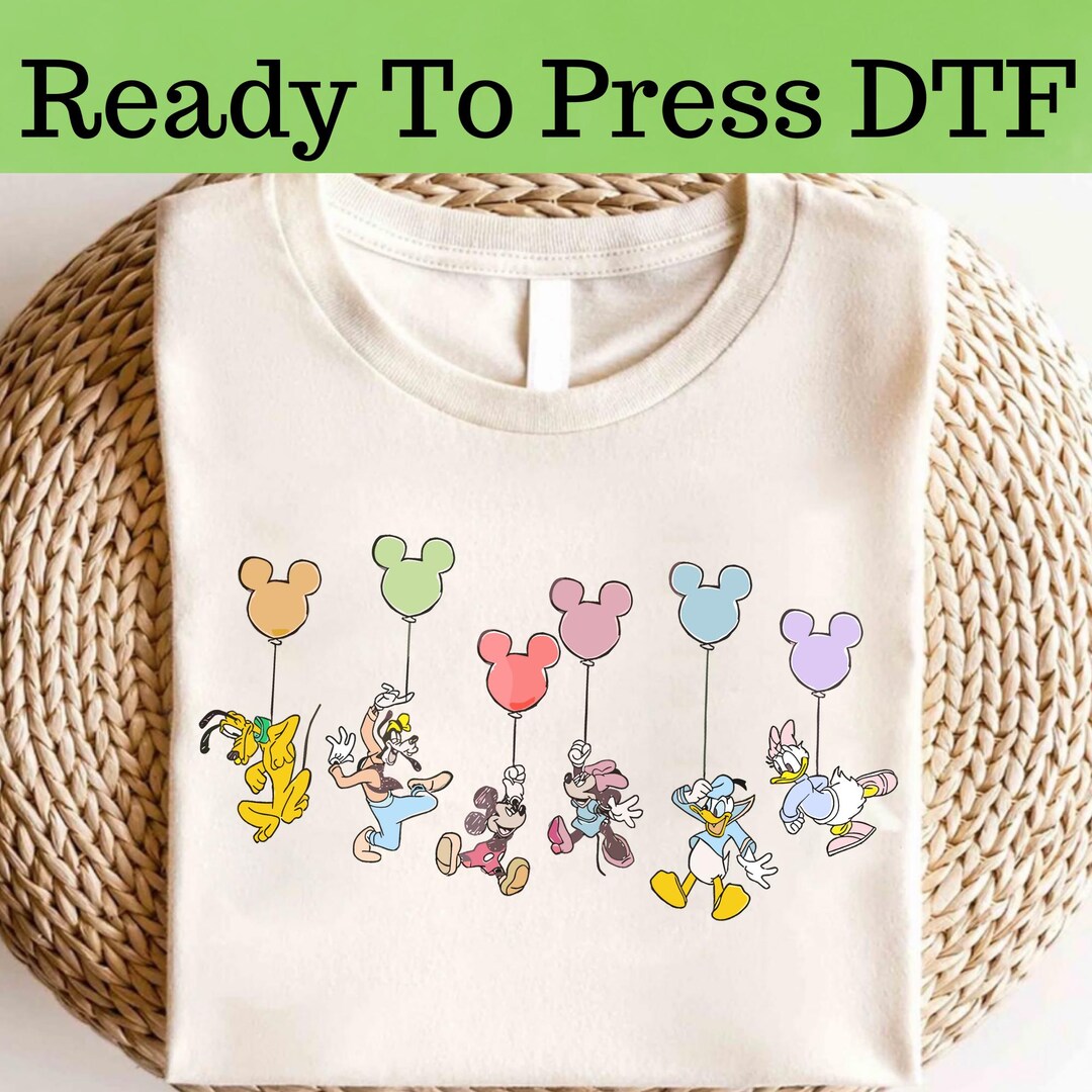Disney Mickey and Friends DTF, Disney Mickey Characters DTF, Mickey ...