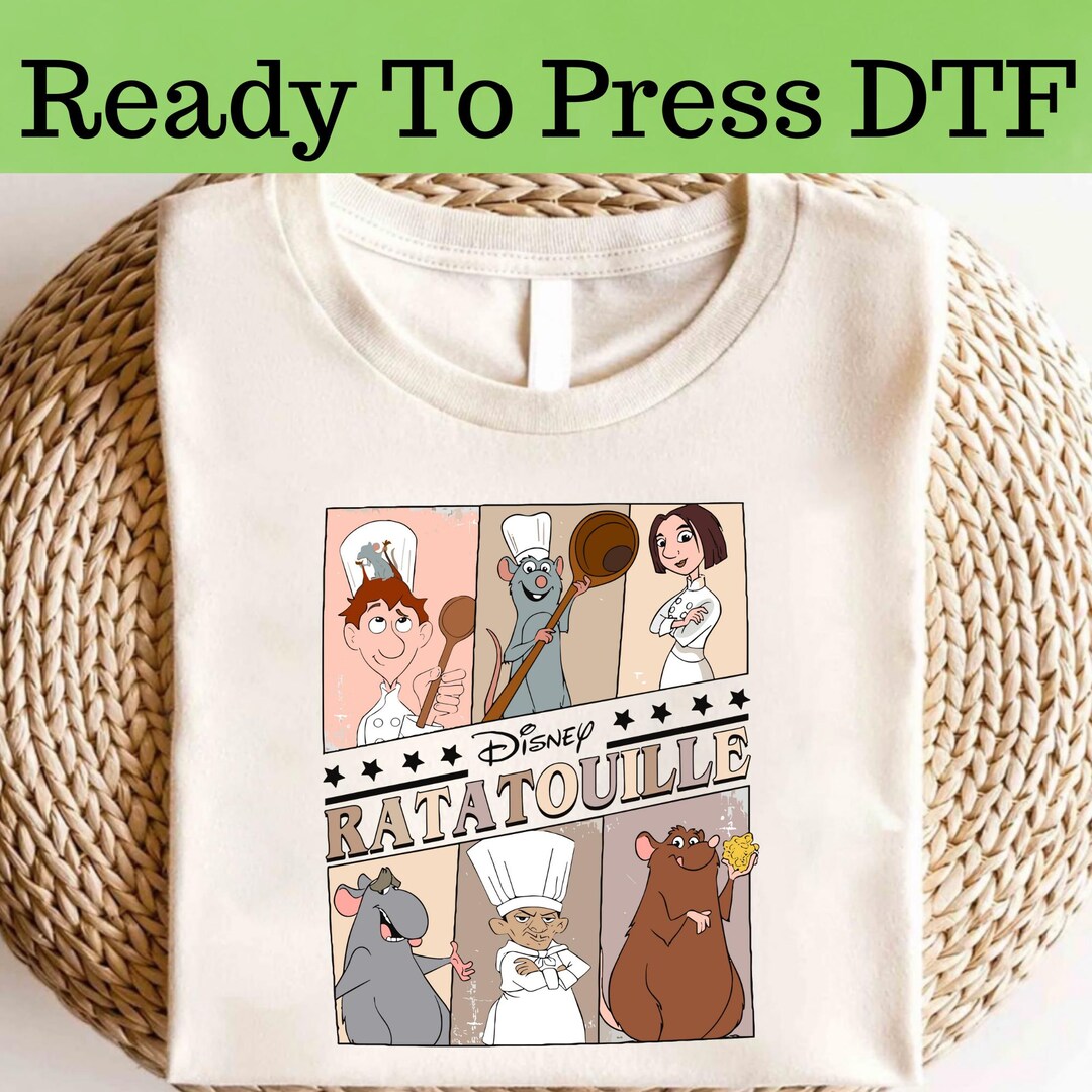 Disney Remy DTF, Ratatouille DTF, Remy Ratatouille DTF Transfer ...