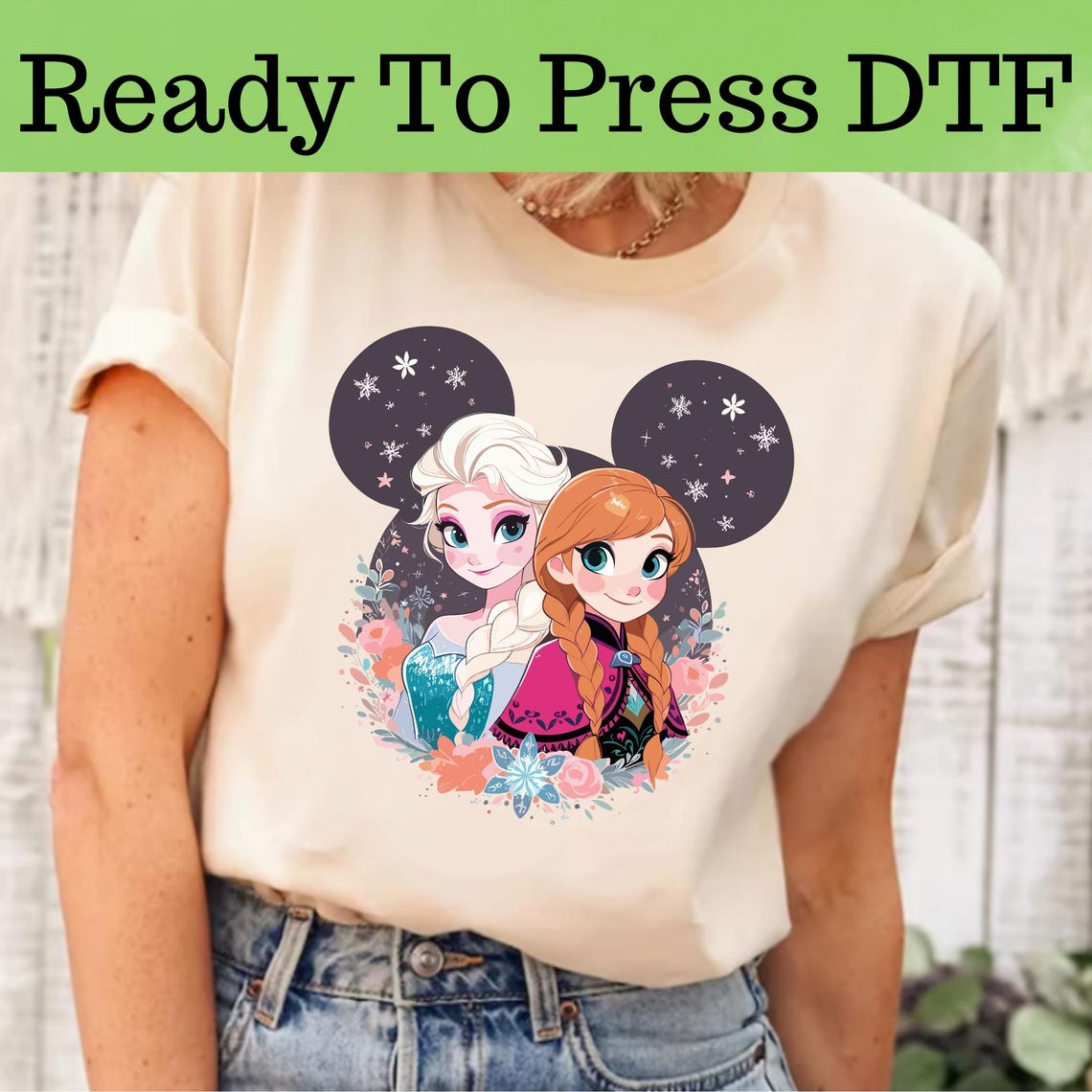 Disney Frozen Elsa DTF, Elsa Watercolor DTF Transfer, Disney Frozen ...