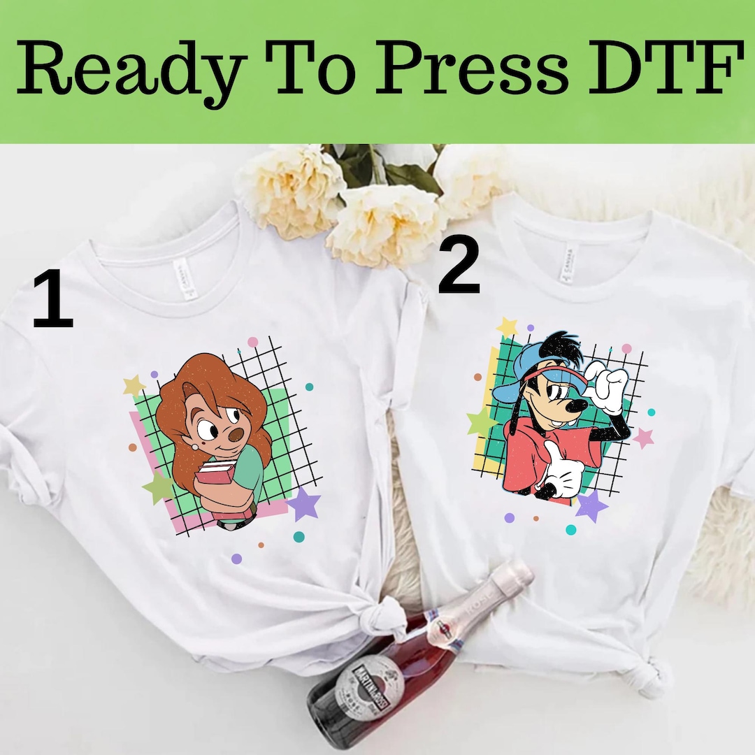 Retro 90s Disney Vintage A Goofy Movie Characters DTF, Retro 90s His ...