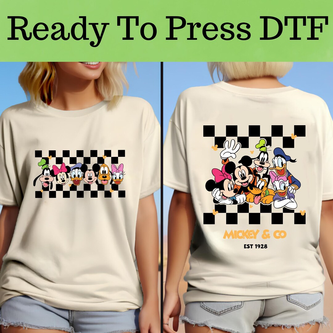 Disney Mickey and Friends DTF, Disney Mickey Characters DTF, Mickey ...