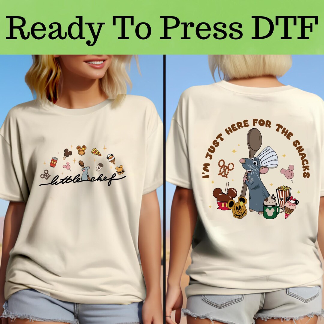 Disney Remy DTF, Ratatouille DTF, Remy Ratatouille DTF Transfer ...
