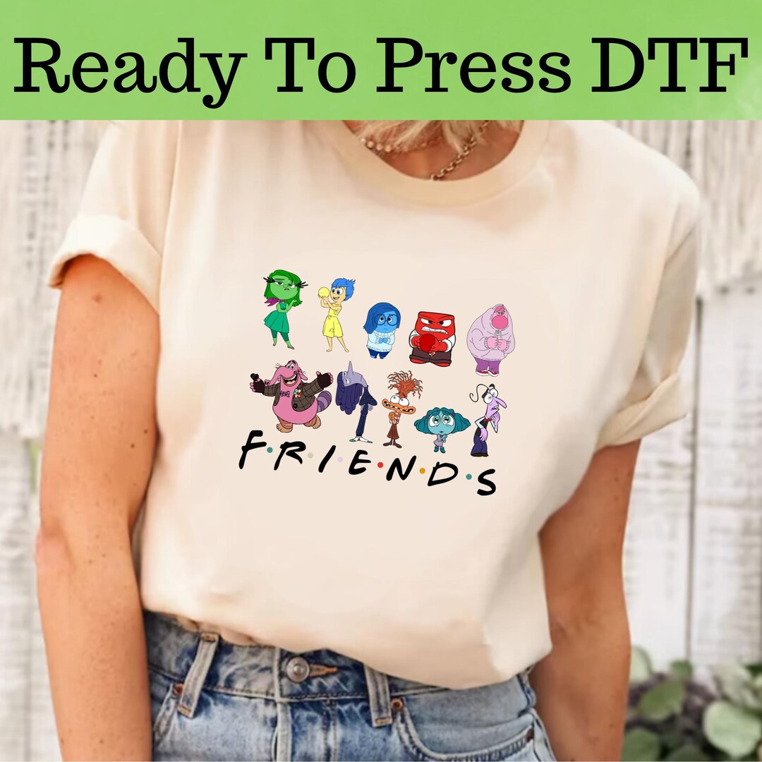 Disney Inside Out Friends Dtf, Inside Out DTF Transfer, Inside Out ...