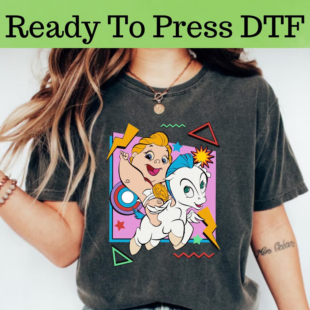 Disney Hercules Vintage Retro DTF, Disney Hercules Movie DTF Transfer ...