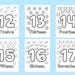 Numbers Coloring Pages, 1 to 20 Printable Coloring Pages, Learning ...