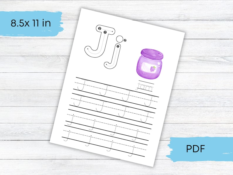 26 Alphabet Tracing Worksheets Preschool, Uppercase Lowercase Letter ...