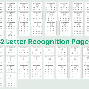 Letter Recognition Worksheets, Alphabet Recognition, Alphabet ...