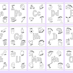 Alphabet Coloring ,52 Alphabet Printable Coloring Pages,preschool ...