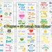36 Kids Lunch Box Notes Printable, Encouragement Notes for Kids ...