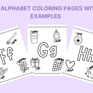 Alphabet Coloring ,52 Alphabet Printable Coloring Pages,preschool ...