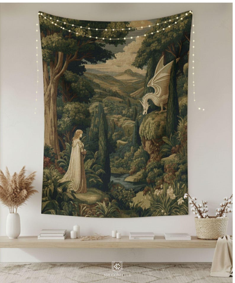 Renaissance Faire Wall Tapestry - Medieval Fantasy Bachelorette Party ...