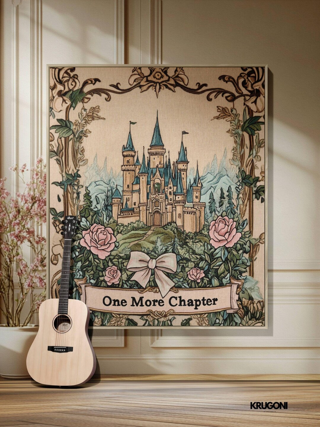 Personalized Medieval Tapestry Messy Coquette Blanket Woven Wall ...