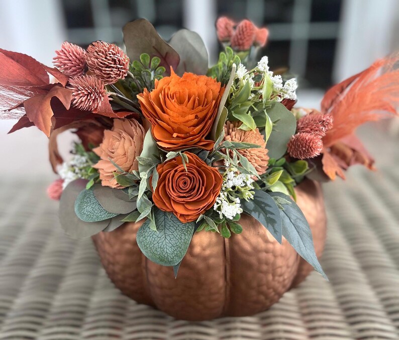 Copper Pumpkin Container (large) - Etsy