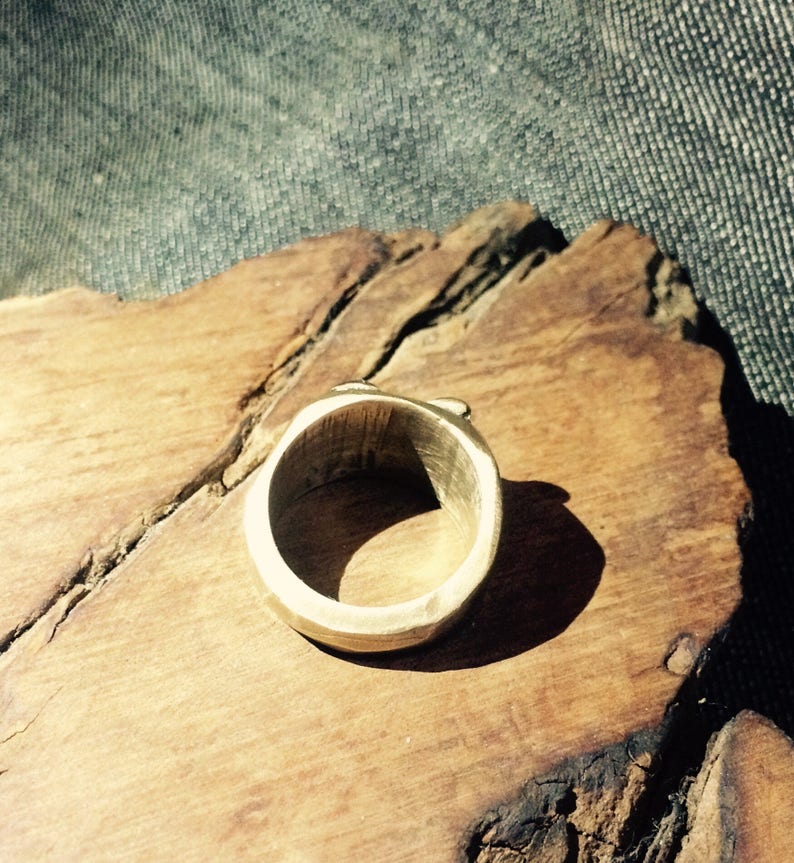 Crossed Arrows Ring Antique Bronze Size 9 - Etsy