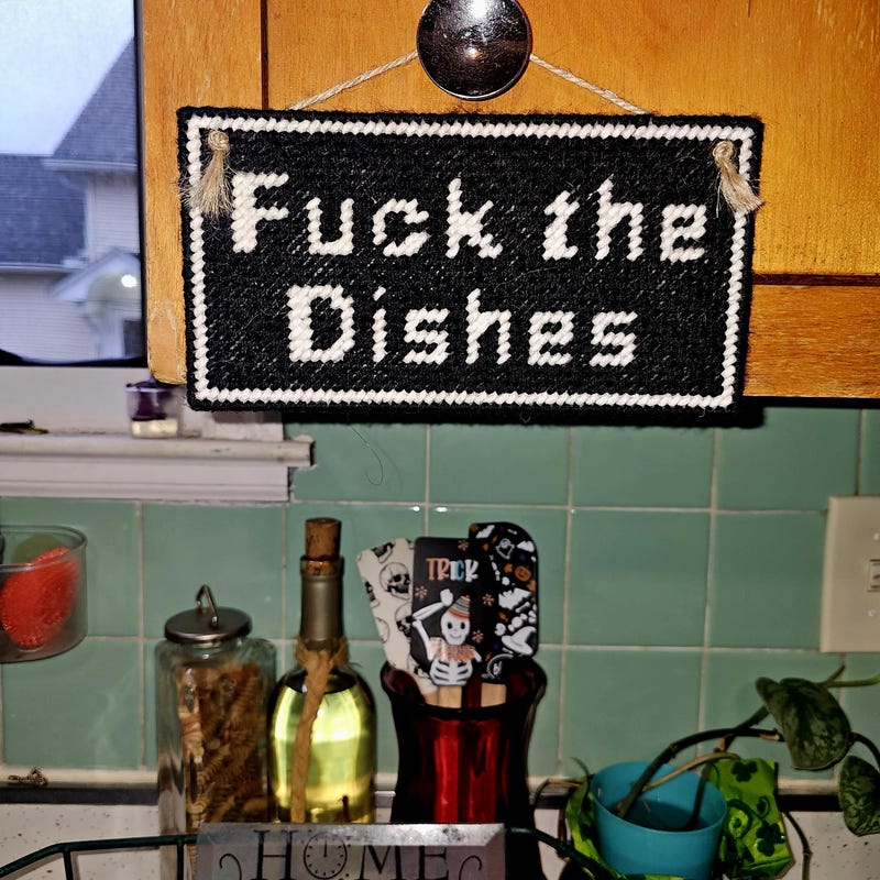 Rude Plastic Canvas - Etsy